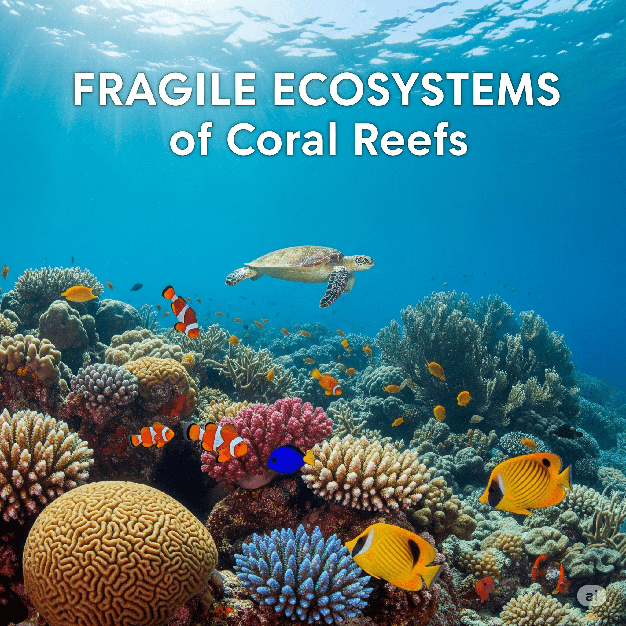 Fragile Ecosystems of Coral Reefs - iTeach